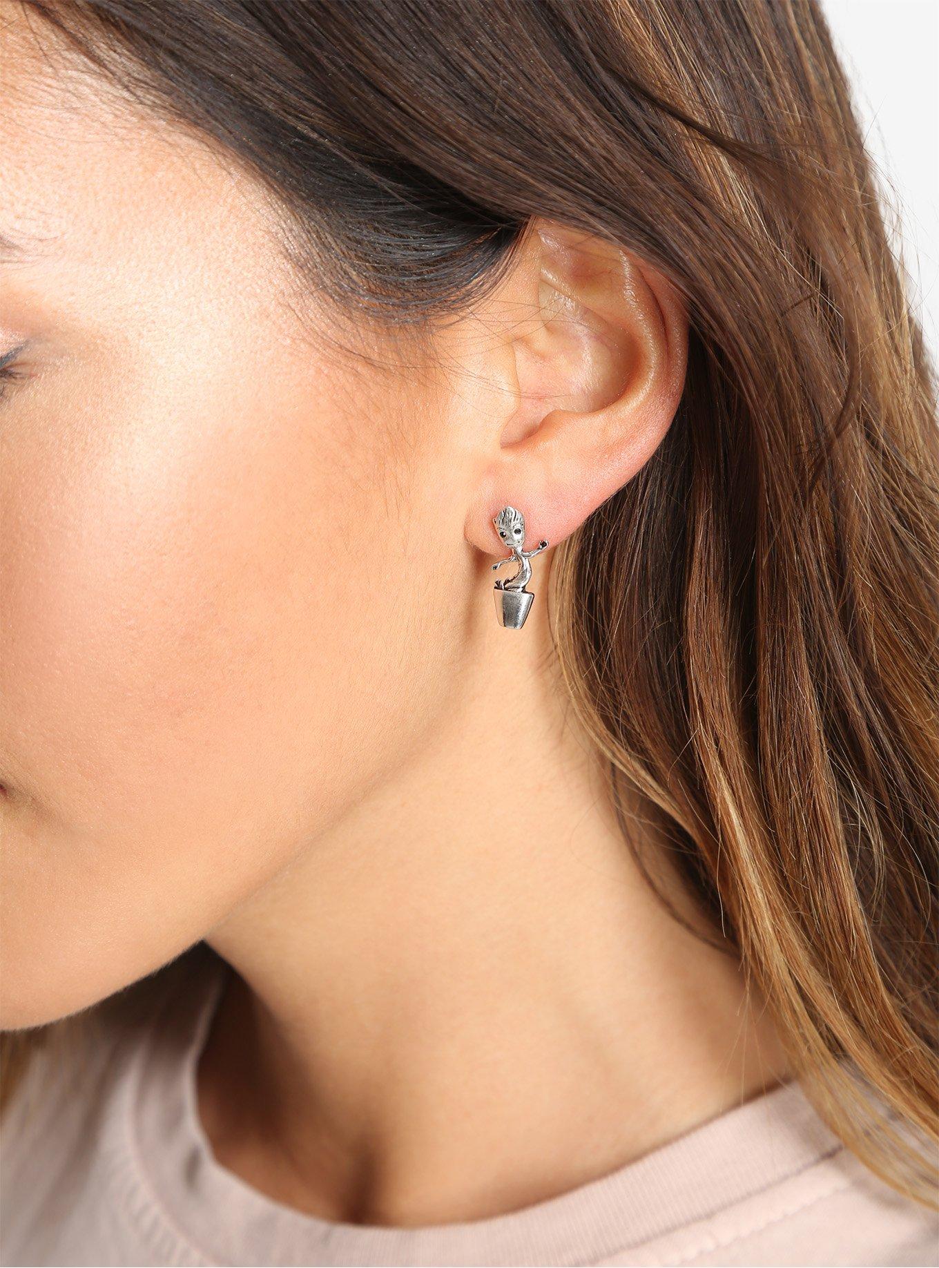 Marvel Guardians of the Galaxy Groot Earrings by Rocklove | BoxLunch