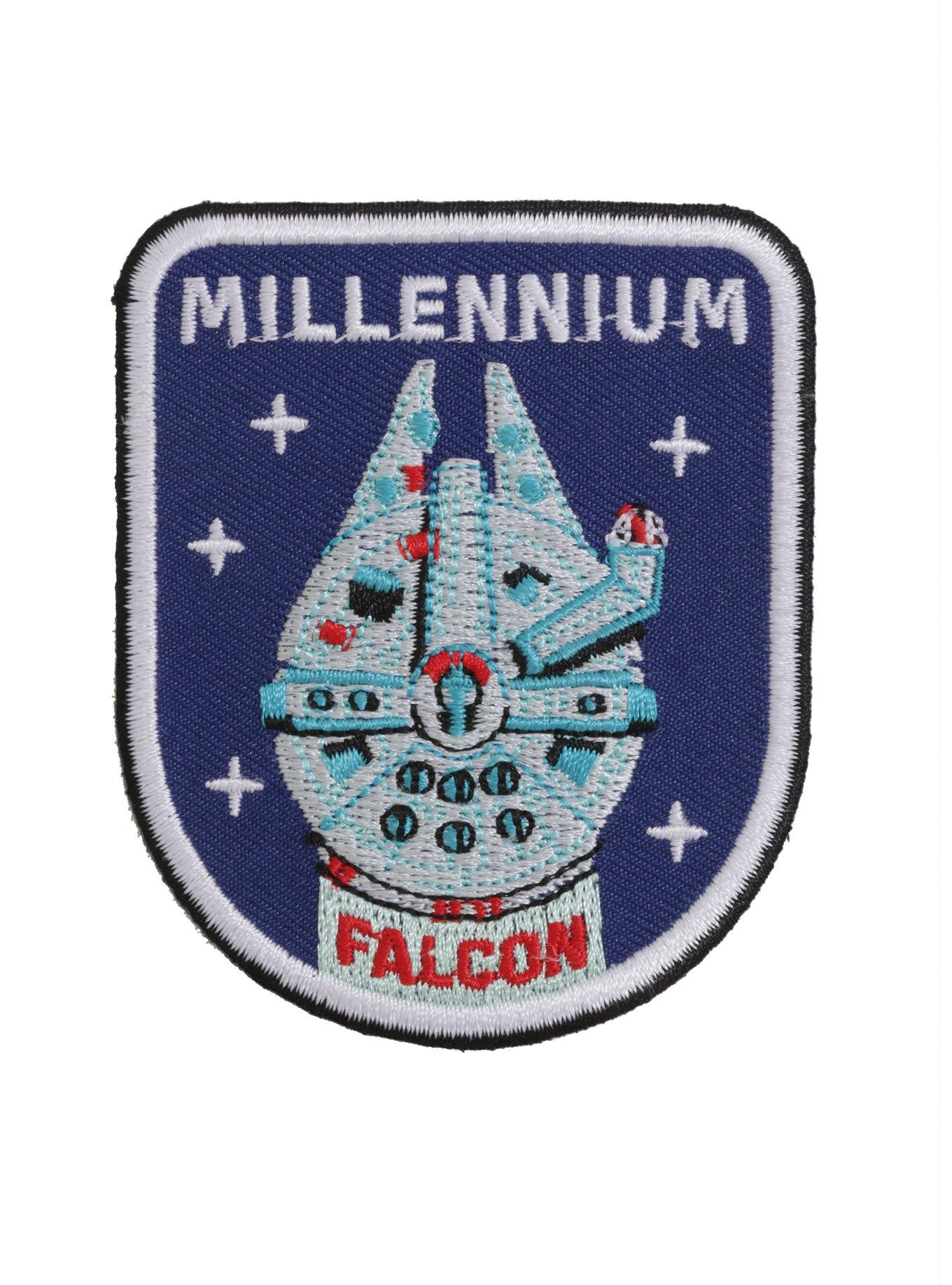 Star Wars Millennium Falcon Iron-On Patch | Hot Topic