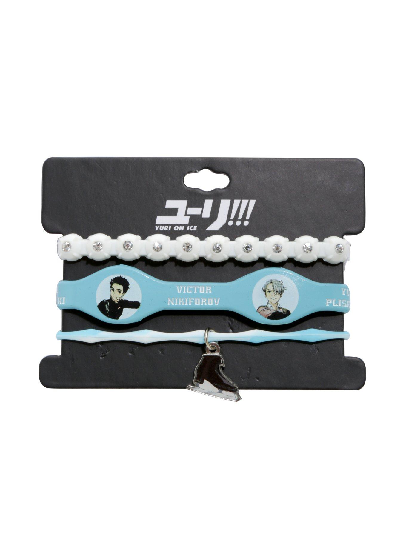 Yuri!!! On Ice Rubber Bracelet Set | Hot Topic