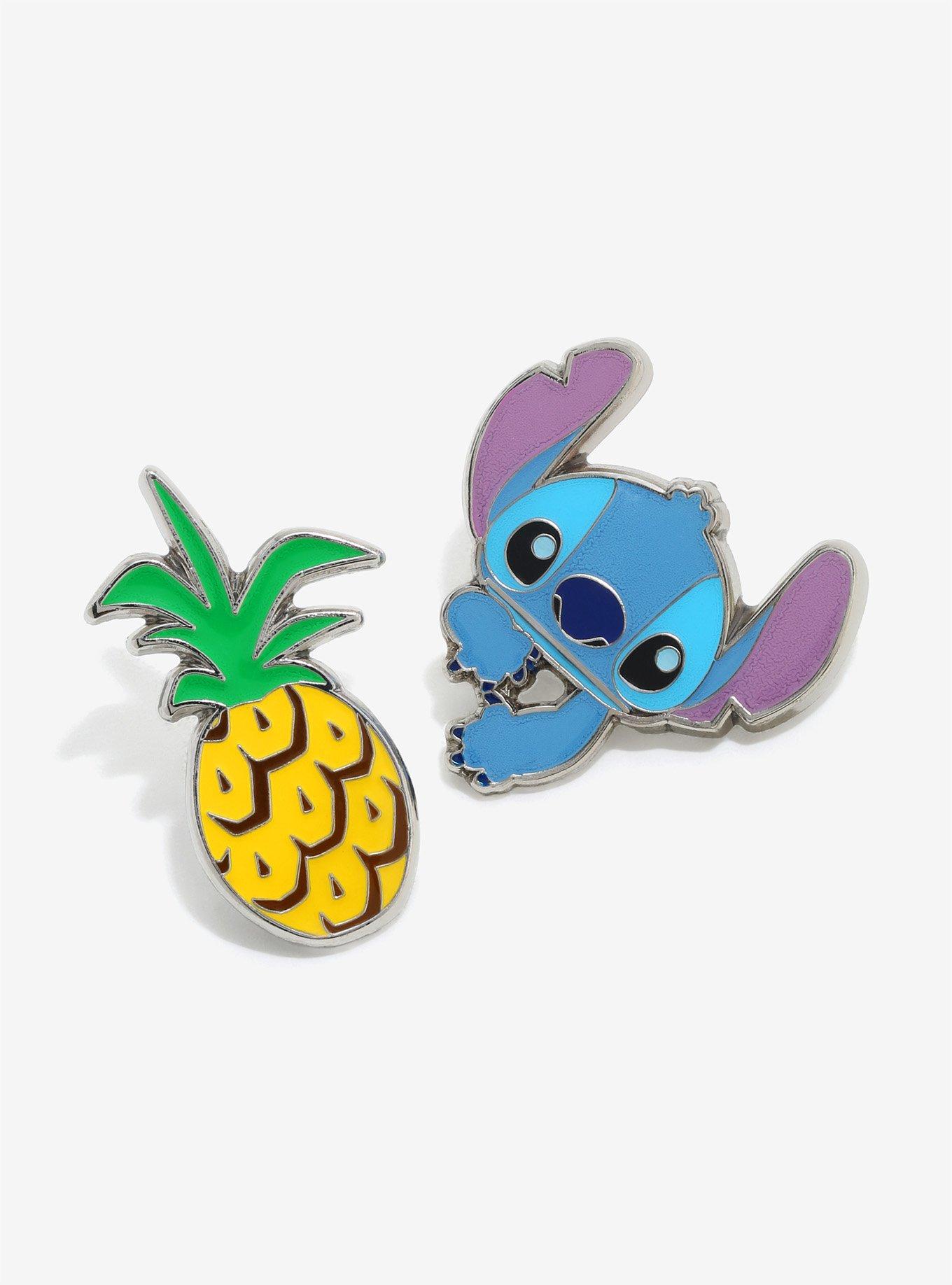 Disney Lilo & Stitch Pineapple Stack Enamel Pin Set | BoxLunch