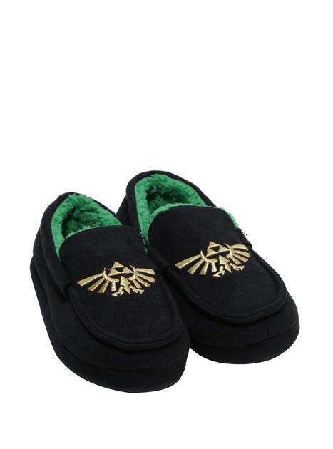 The Legend Of Zelda Triforce Moccasin Slippers | Hot Topic