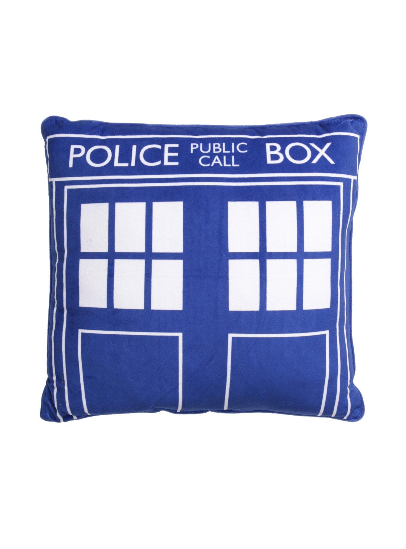 Doctor Who Police Public Call Box TARDIS Pillow | Hot Topic
