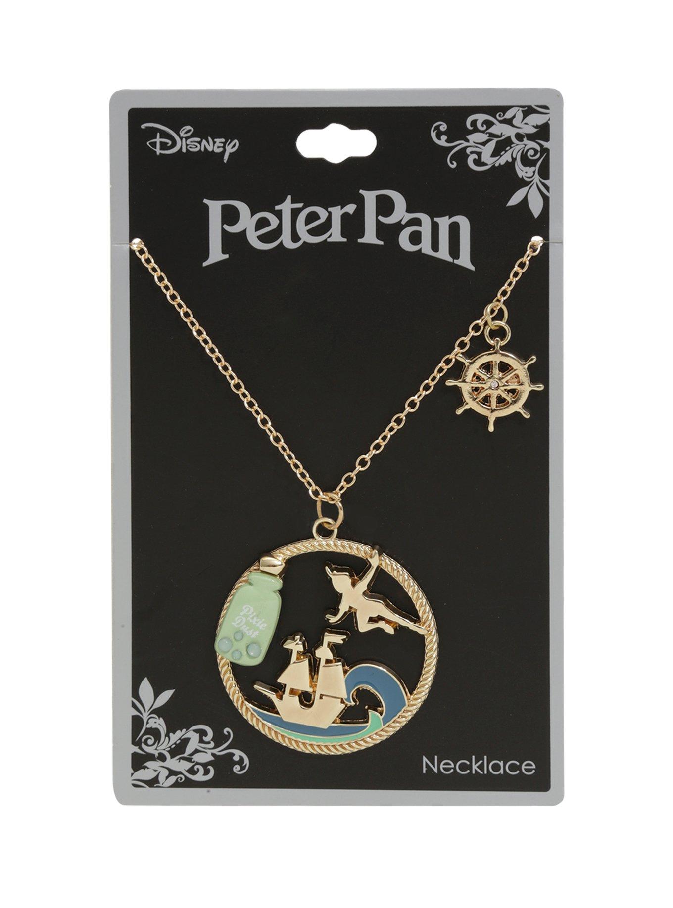 Disney Peter Pan Story Frame Pendant Necklace | Hot Topic
