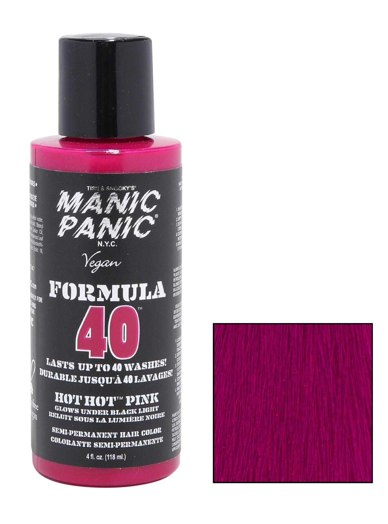 Manic Panic Formula 40 Hot Hot Pink Semi-Permanent Hair Dye | Hot Topic