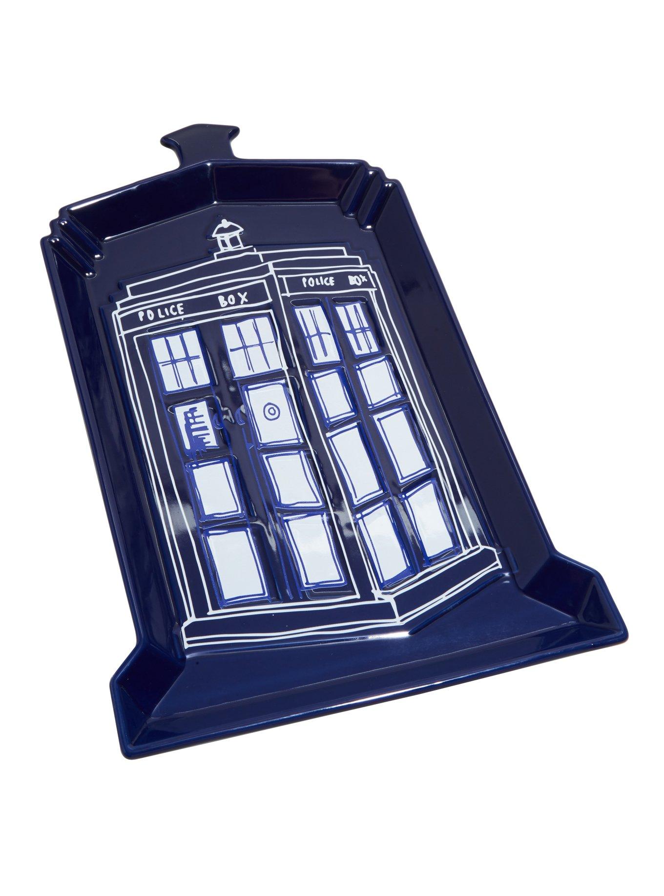Doctor Who TARDIS Ceramic Serving Platter | Hot Topic