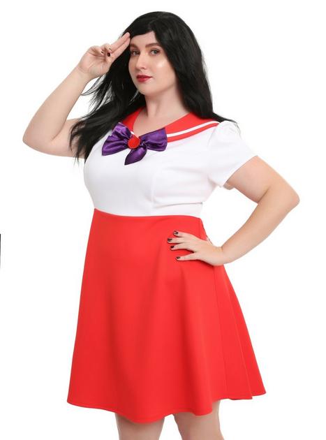 Sailor Moon Sailor Mars Cosplay Dress Plus Size | Hot Topic