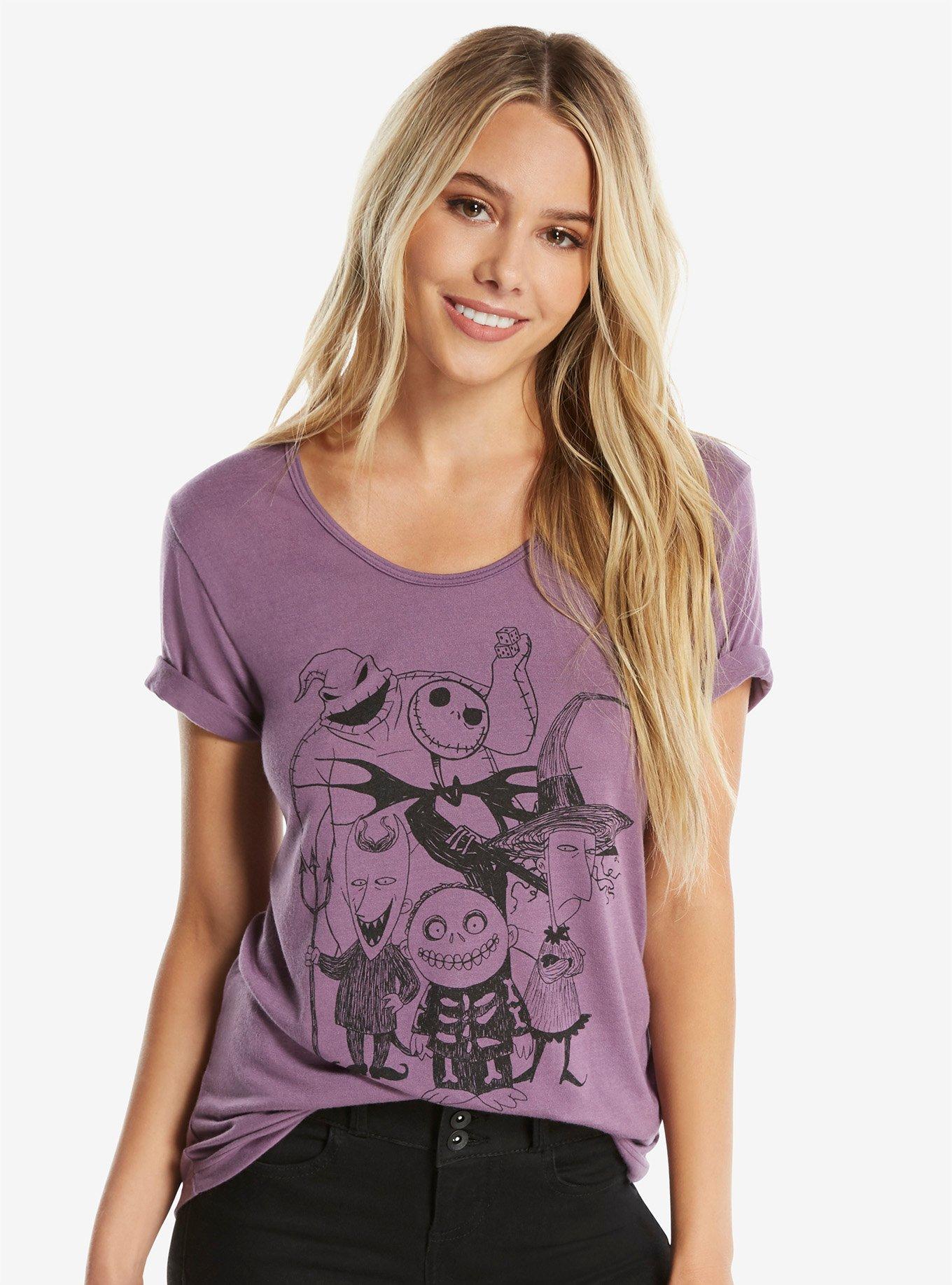 The Nightmare Before Christmas Jack & Crew Womens Tee | BoxLunch