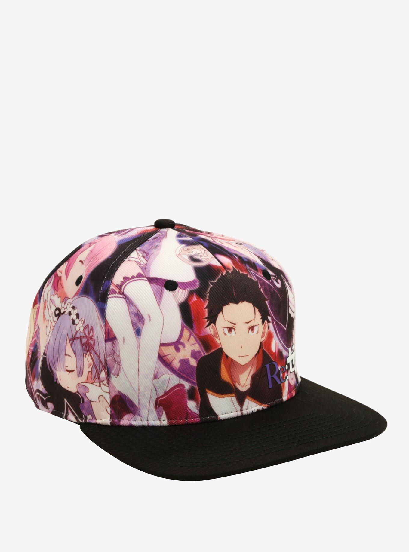 Re:ZERO - Starting Life In Another World Key Art Sublimation Snapback ...