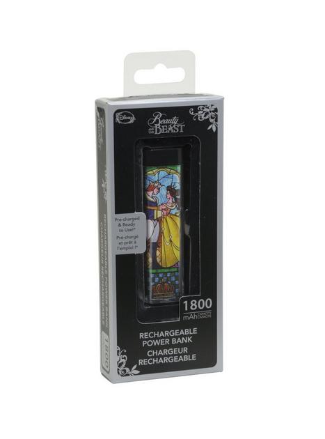 Beauty And The Beast Stained Glass Power Bank | Hot Topic