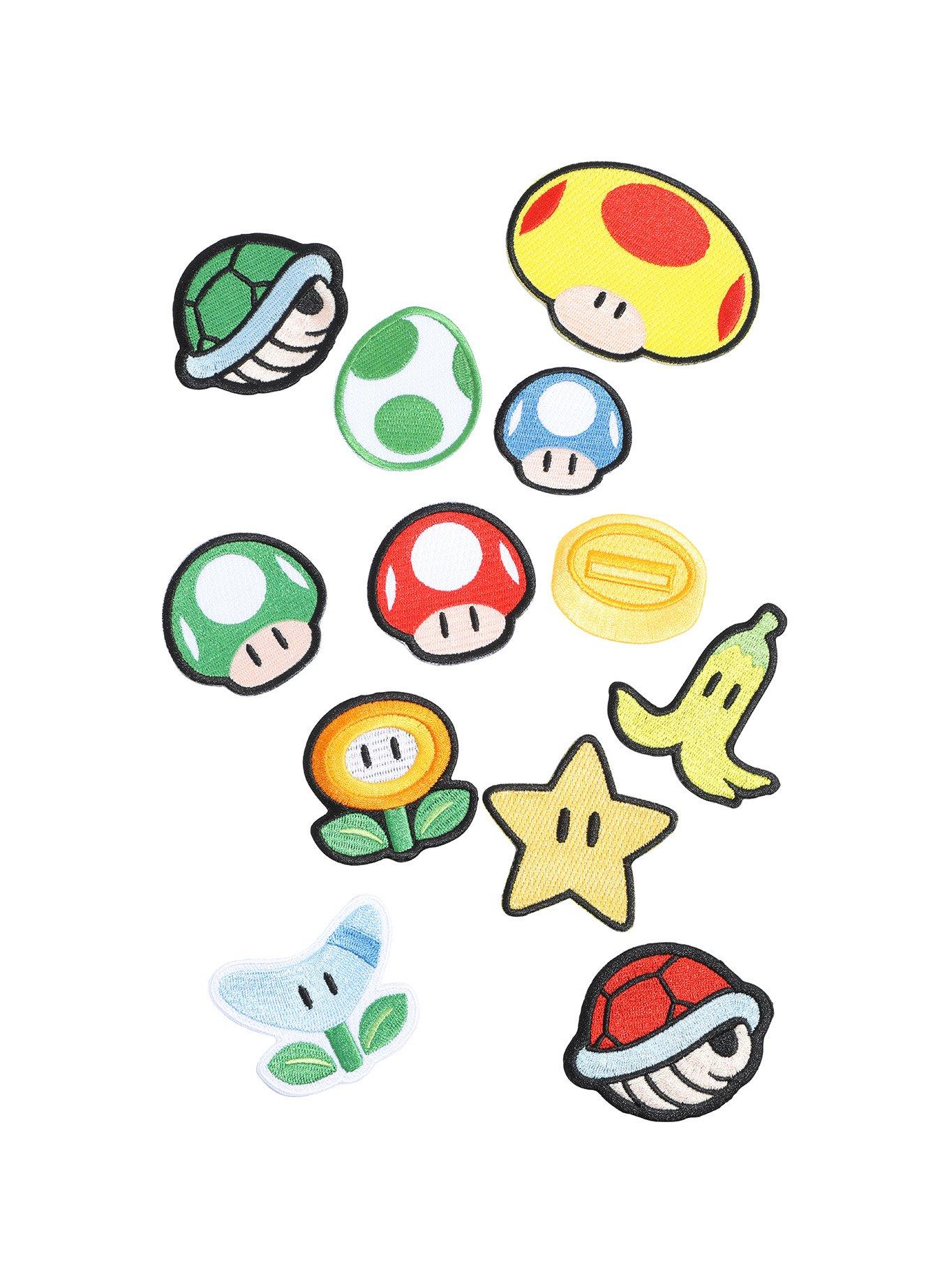 Nintendo Super Mario Icons Blind Box Iron-On Patch | Hot Topic
