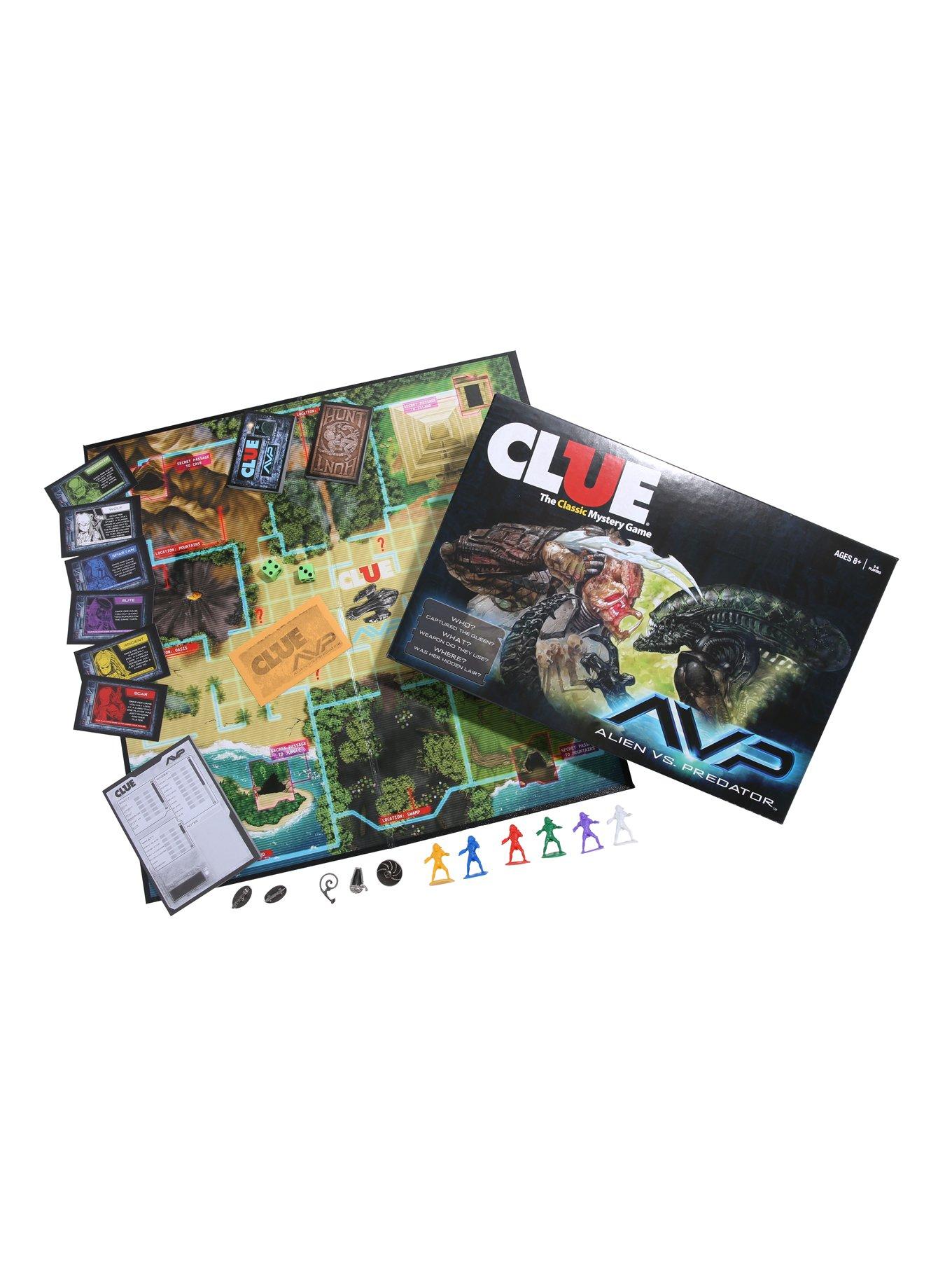 AVP: Alien Vs. Predator Edition Clue Board Game | Hot Topic