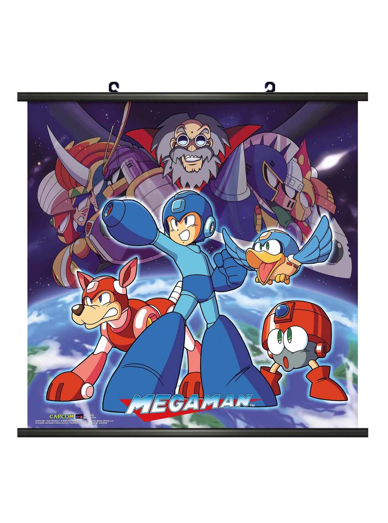 Mega Man Group Wall Scoll | Hot Topic