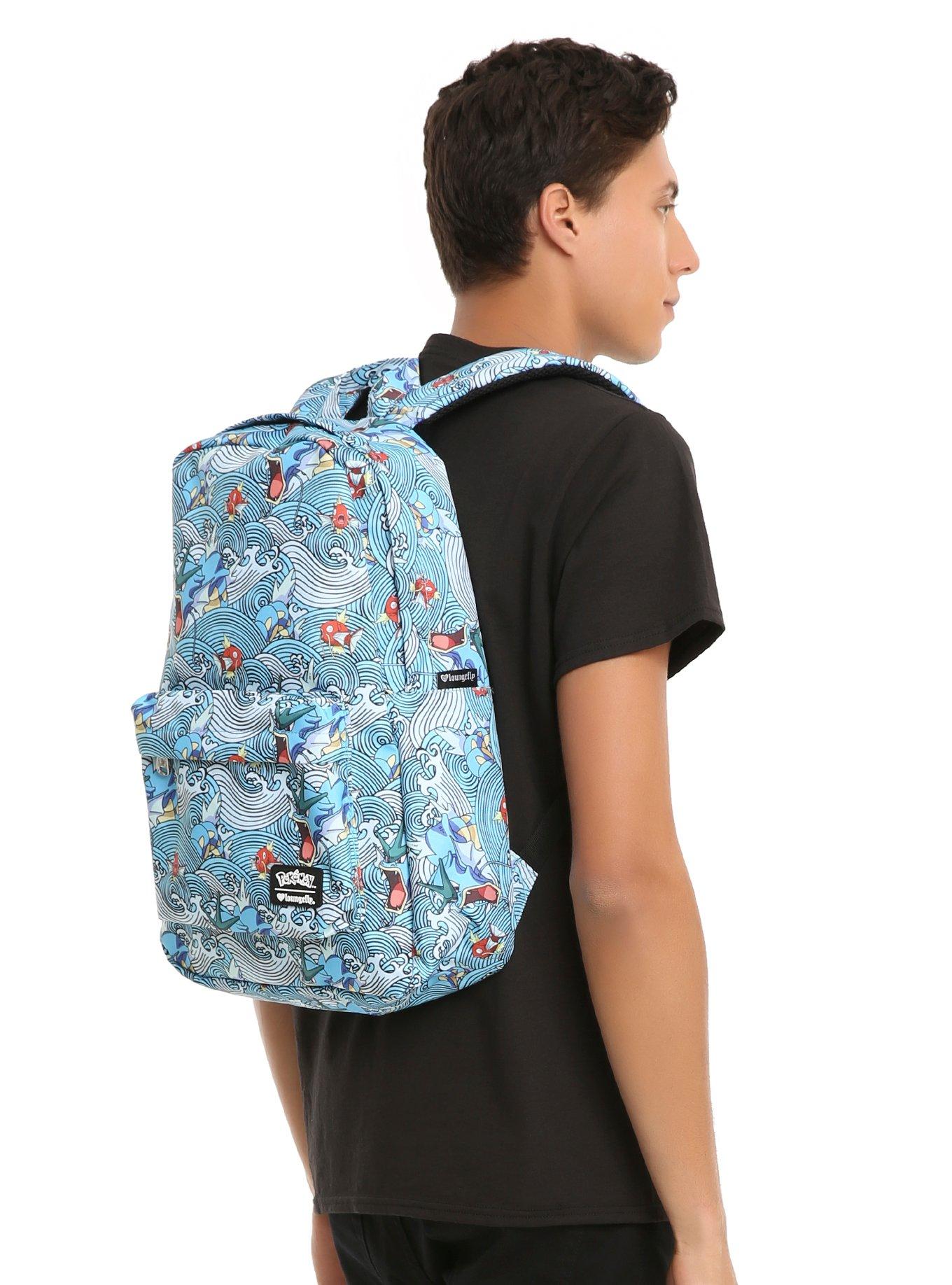 Loungefly Pokemon Gyarados & Magikarp Waves Backpack | Hot Topic