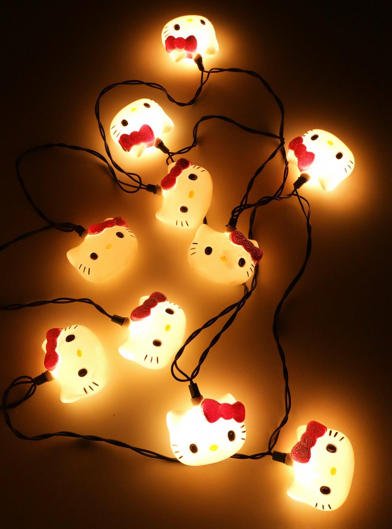 Hello Kitty Molded Head String Lights | Hot Topic