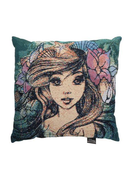 Disney The Little Mermaid Ariel Woven Tapestry Pillow | Hot Topic