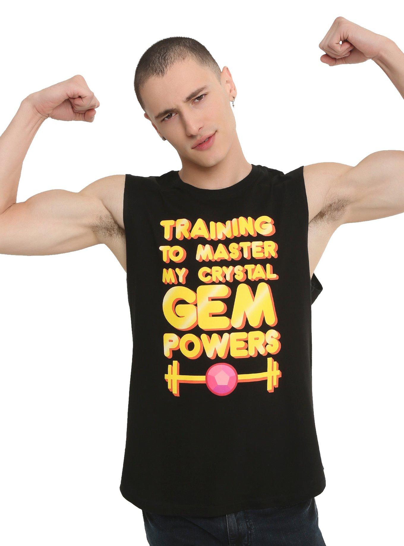 Steven Universe Gem Powers Muscle Top | Hot Topic