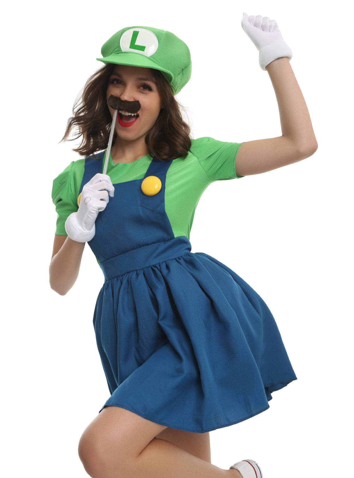 Super Mario Bros. Luigi Dress Costume | Hot Topic