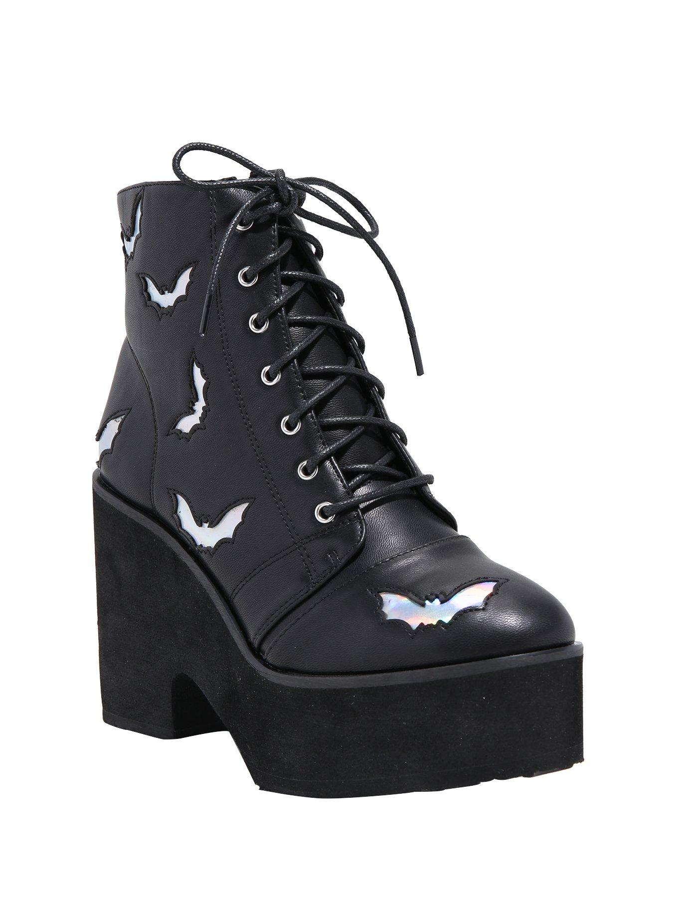 Hologram Bat Boots | Hot Topic