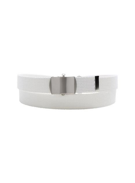 White Web Belt | Hot Topic