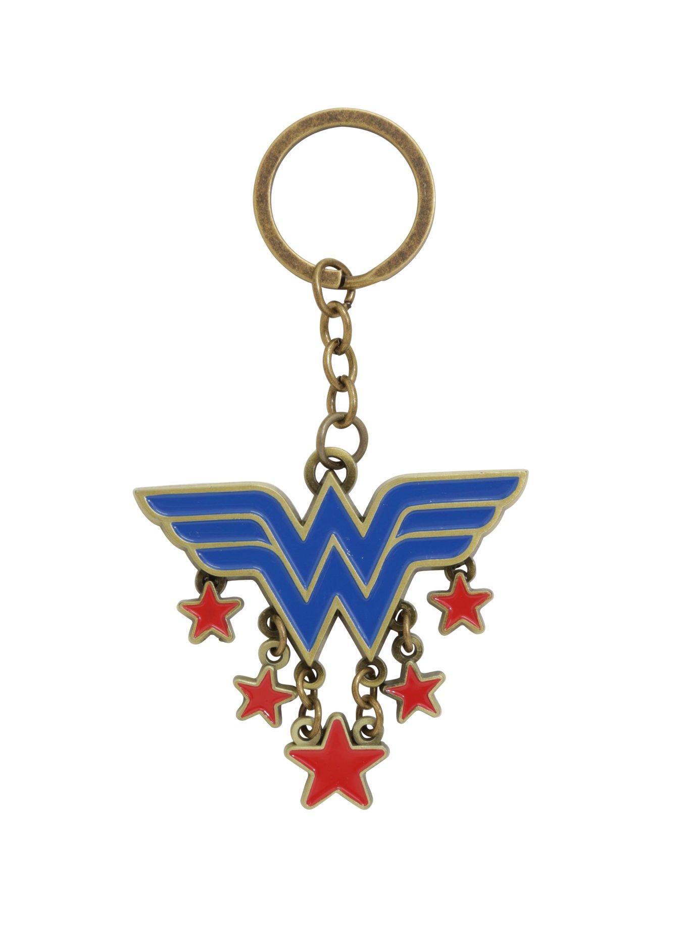 DC Comics Wonder Woman Star Key Chain | Hot Topic
