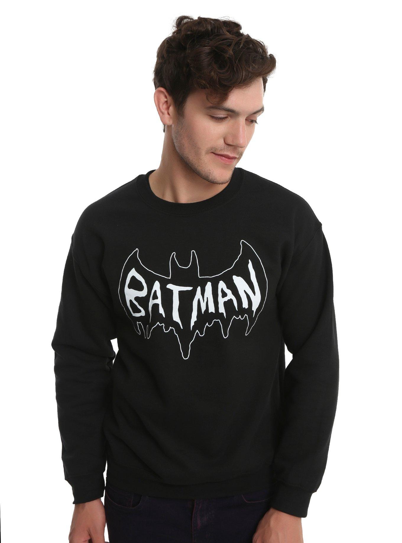DC Comics Batman Drip Logo Sweatshirt | Hot Topic