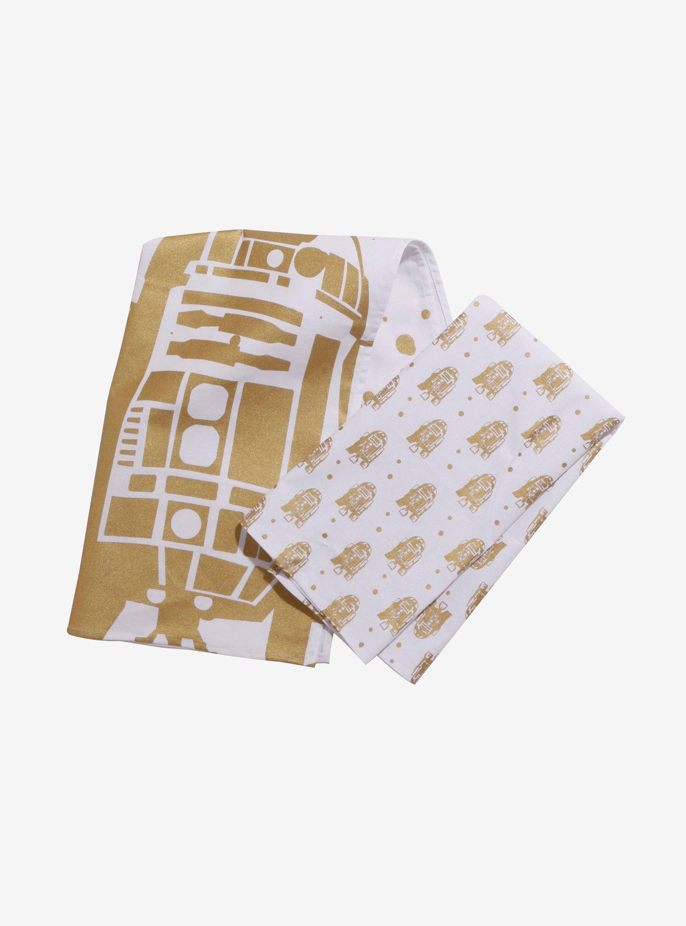 Star Wars R2-D2 Gold Dish Towel Set | Hot Topic