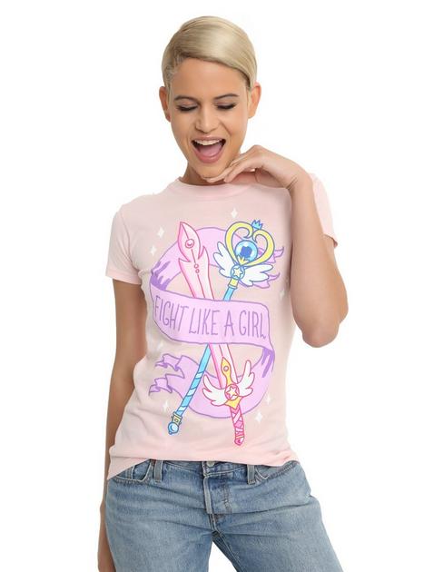 Magical Girl Fight Like A Girl Magic Weapons Girls T-Shirt | Hot Topic