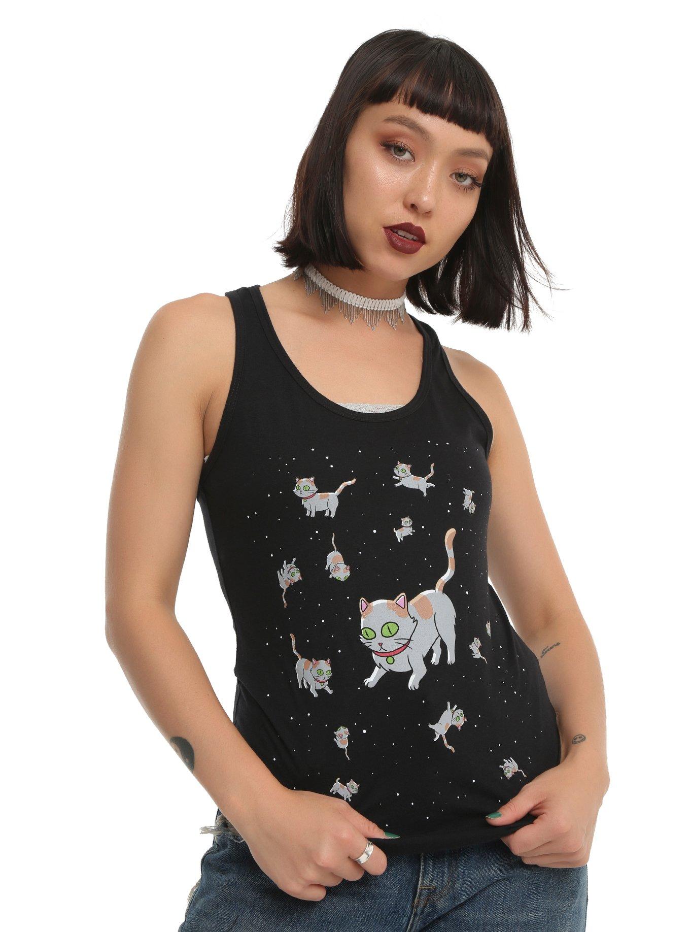 Rick And Morty Space Cats Girls Tank Top | Hot Topic