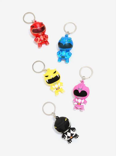 Mighty Morphin Power Rangers Key Chain Set - 2017 Summer Convention ...
