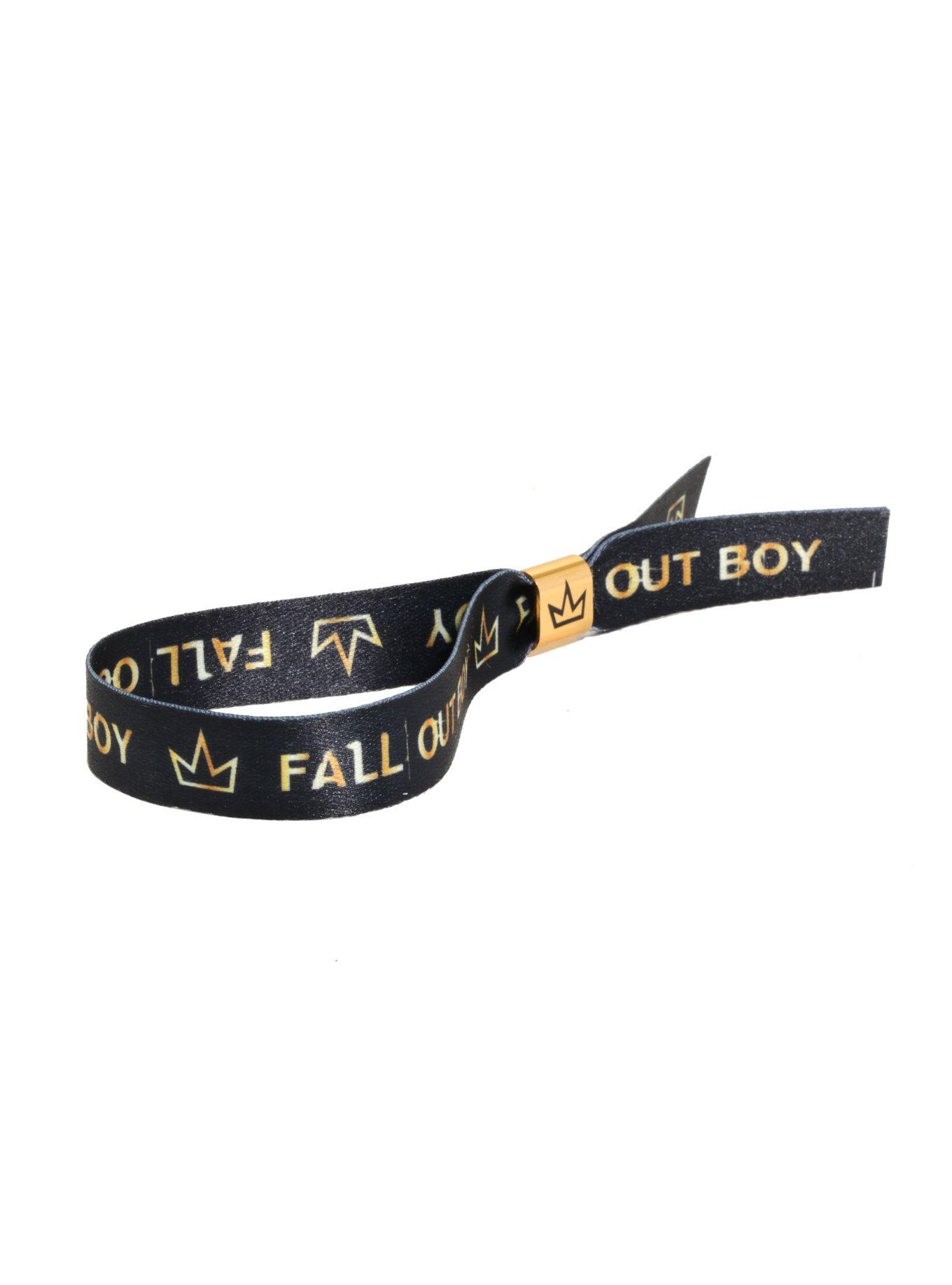 Fall Out Boy Fabric Wristband | Hot Topic