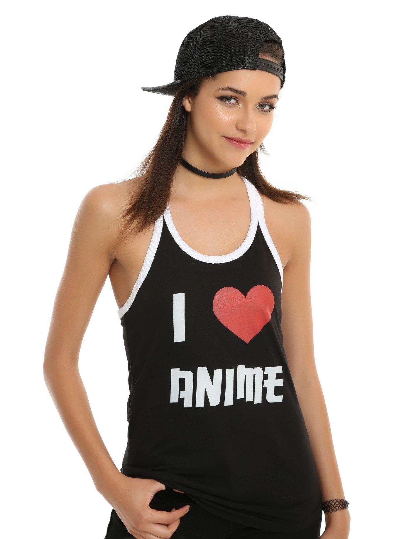 I Love Anime Girls Ringer Tank Top | Hot Topic