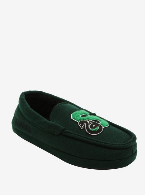 Harry Potter Slytherin Moccasin Slippers | Hot Topic