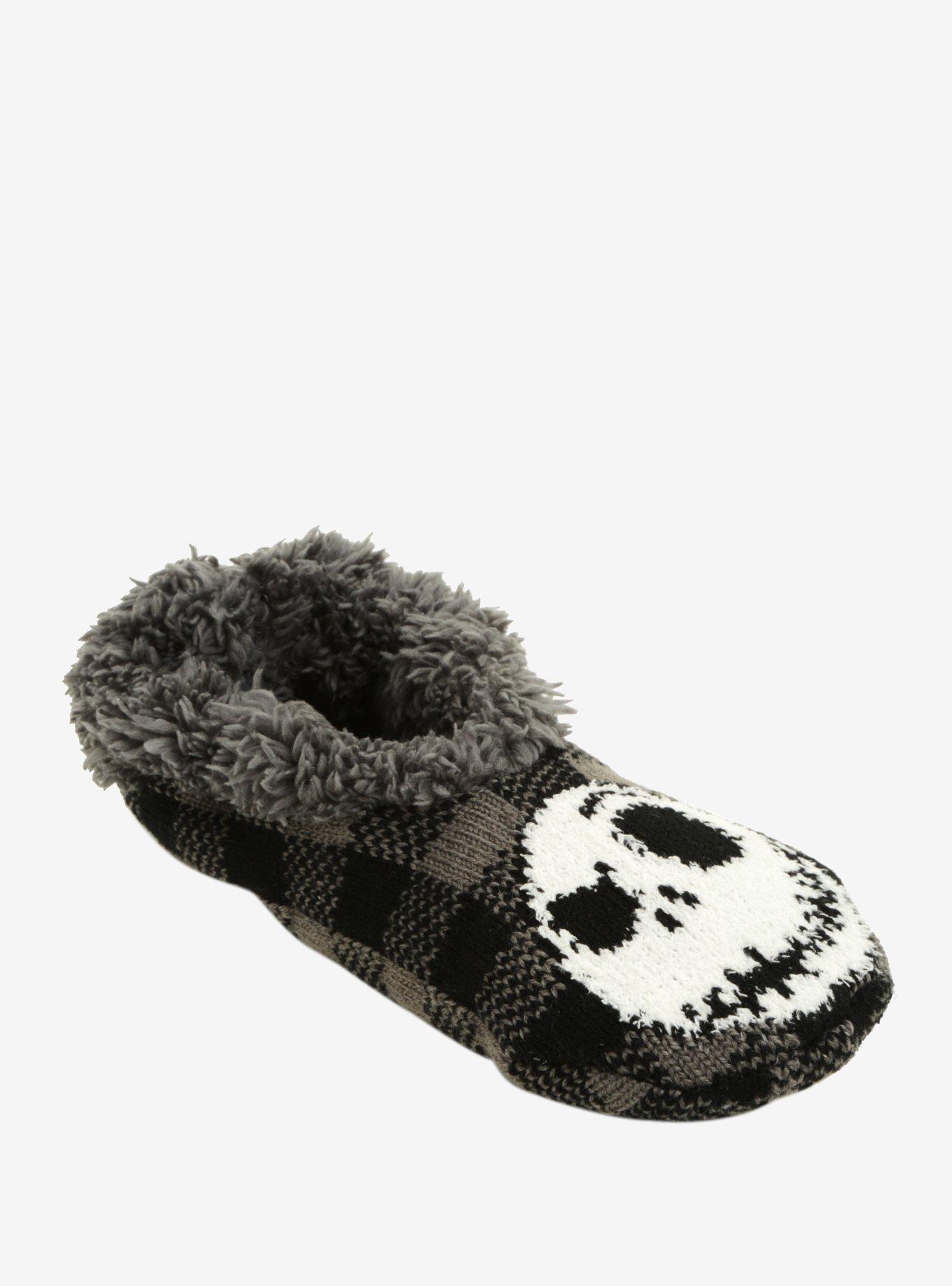 The Nightmare Before Christmas Plaid Cozy Slippers | Hot Topic