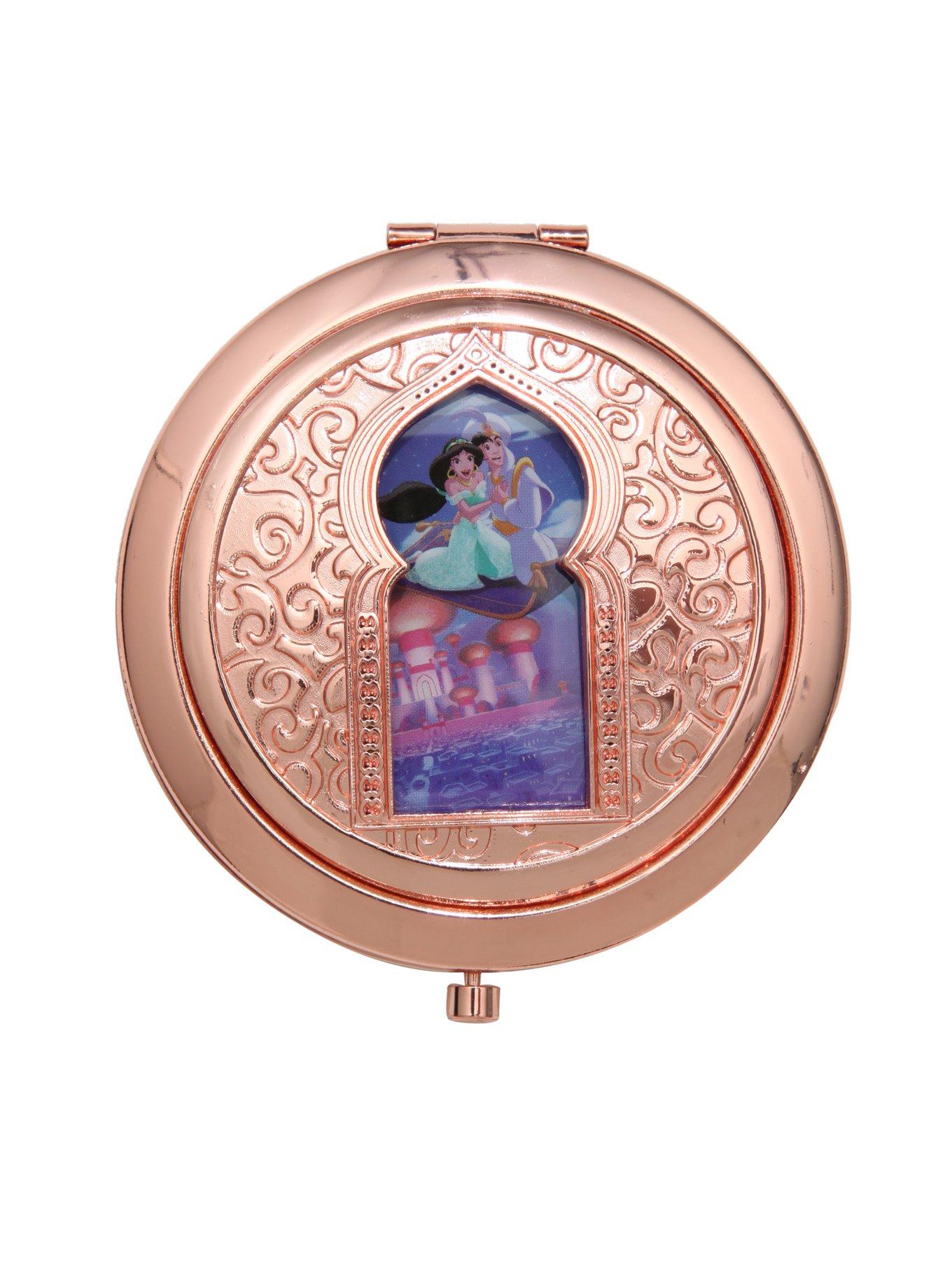 Disney Aladdin Magic Carpet Rose Gold Die-Cut Compact Mirror