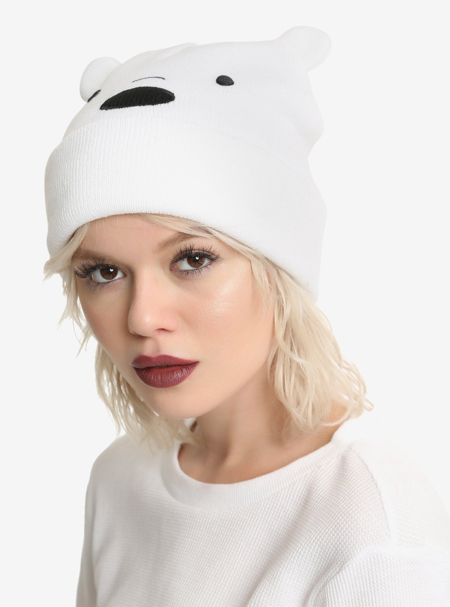 We Bare Bears Ice Bear Cosplay Watchman Beanie | Hot Topic