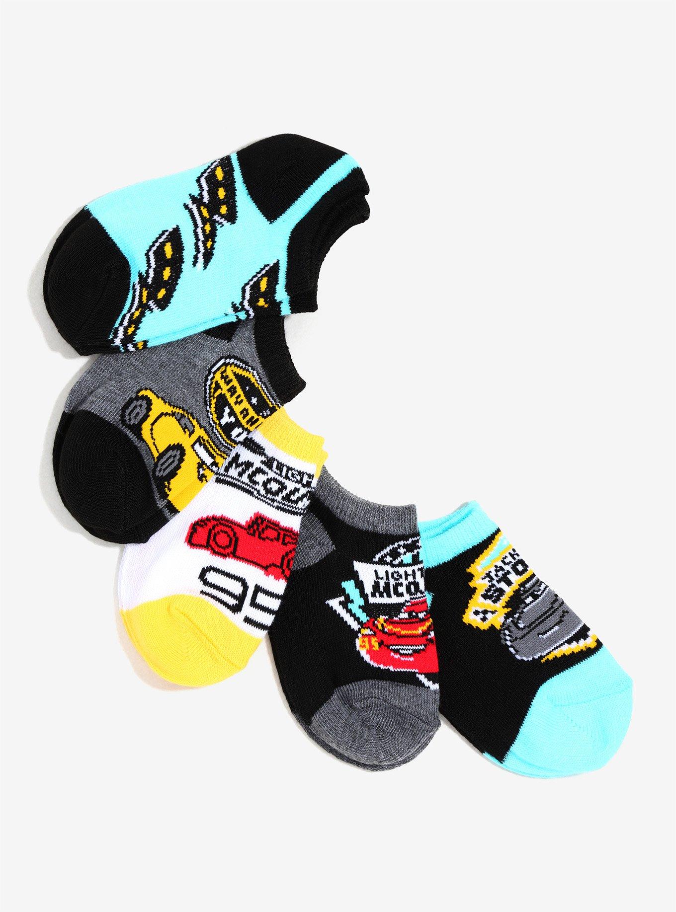 Disney Pixar Cars 3 No-Show Kids Socks 5 Pair | BoxLunch