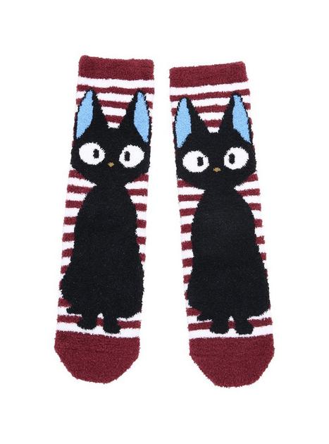 Studio Ghibli Kiki's Delivery Service Jiji Plush Cozy Socks | Hot Topic