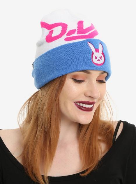 Overwatch Dva Watchman Beanie Hot Topic