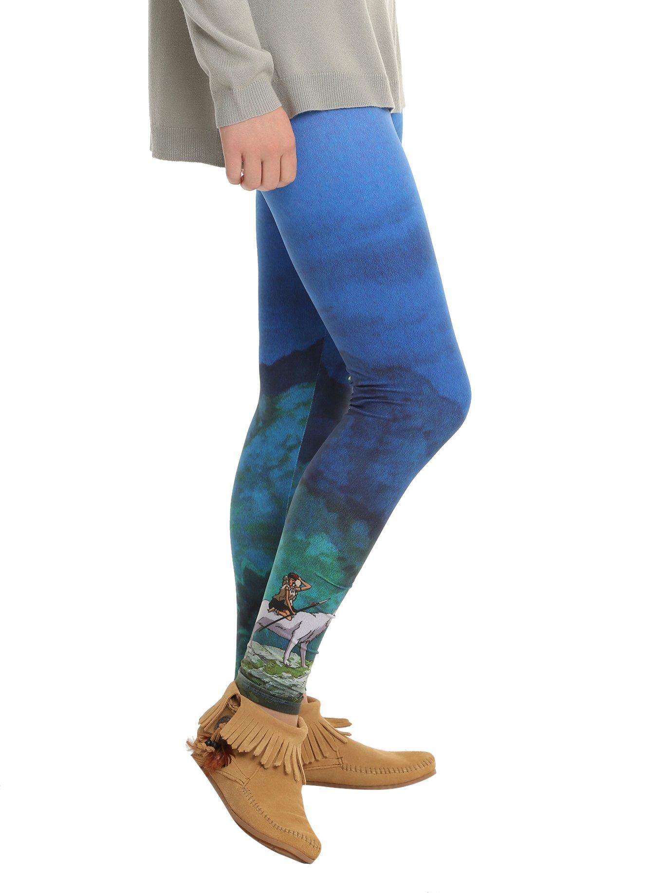 Her Universe Studio Ghibli Princess Mononoke Forest Spirit Leggings ...