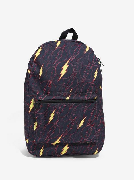 DC Comics The Flash Tossed Symbol Backpack | Hot Topic