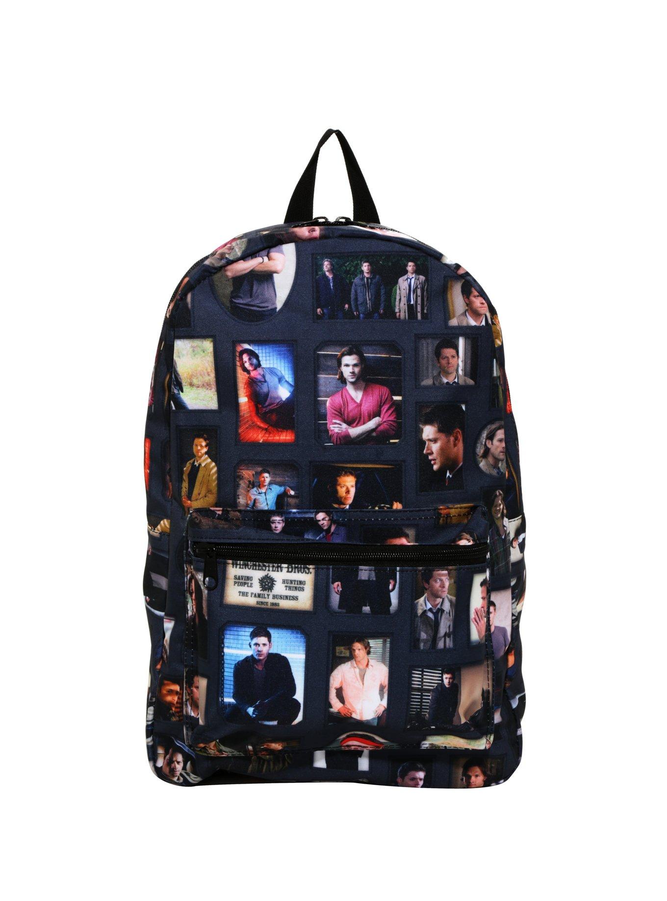 Supernatural Photo Collage Print Backpack | Hot Topic