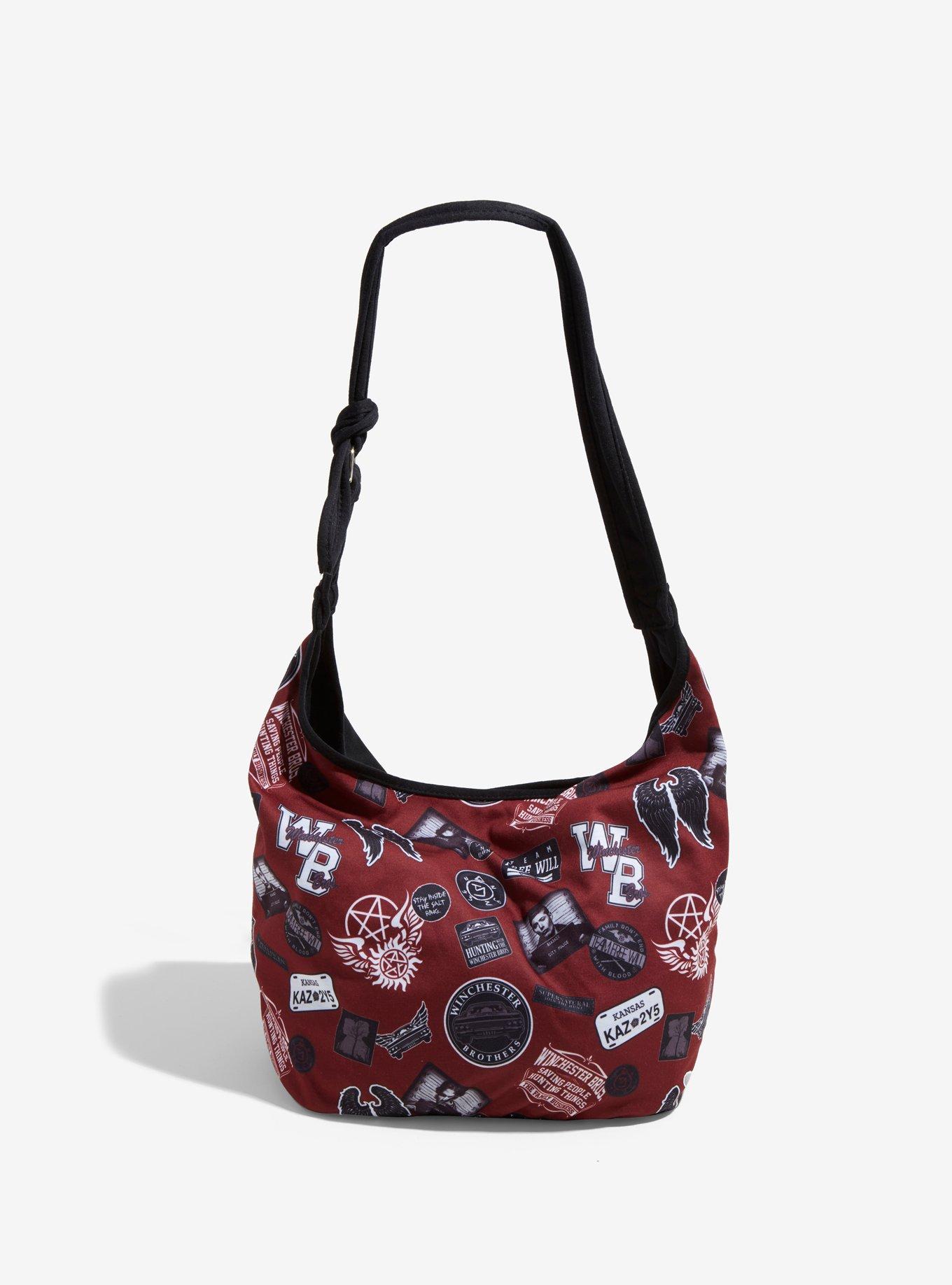 Supernatural Varsity Hobo Bag | Hot Topic
