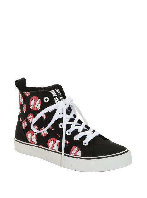 Ghostbusters Logo Allover Hi-Top Sneakers | Hot Topic
