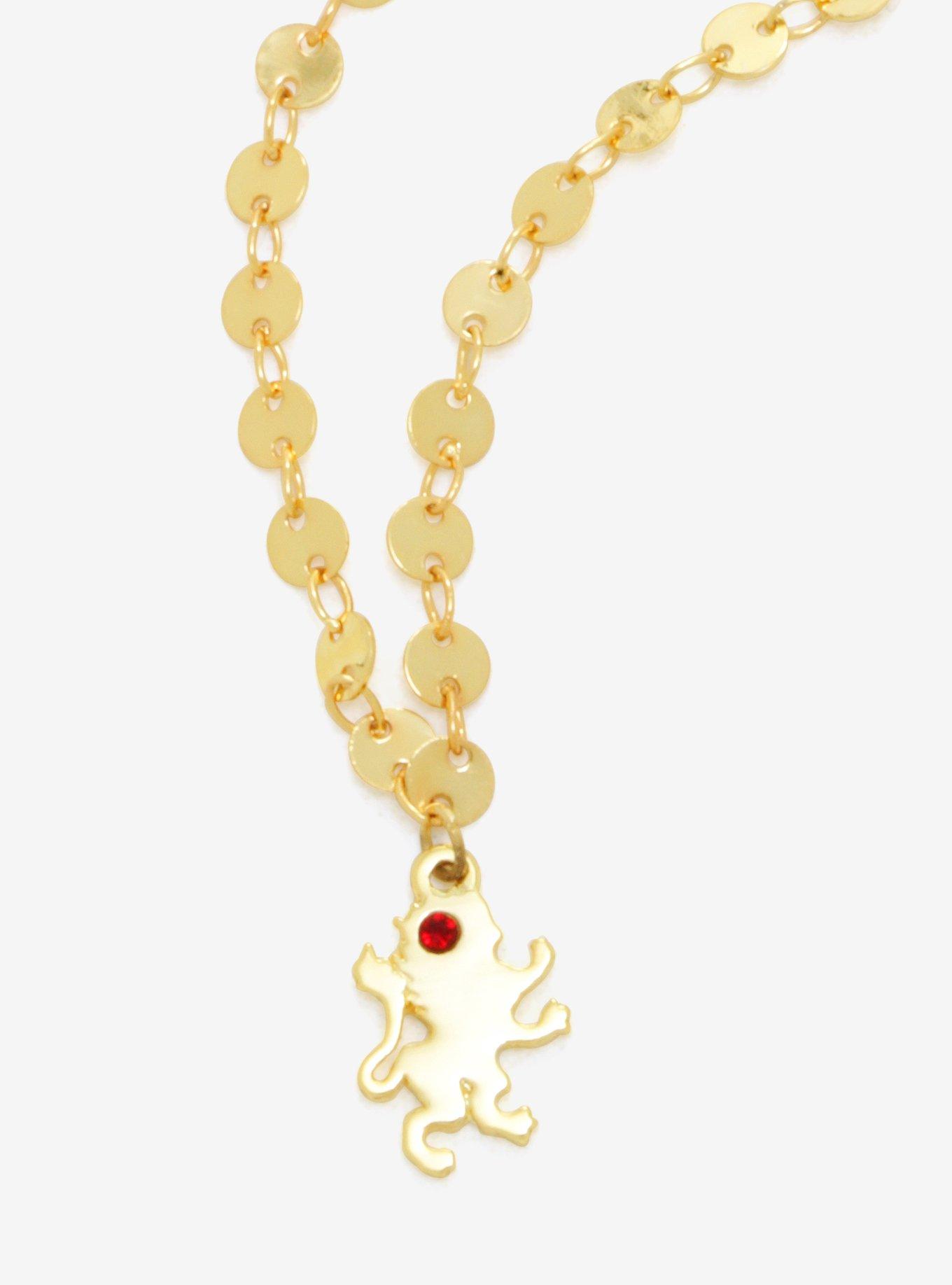 Harry Potter Gryffindor Disc Chain Necklace - BoxLunch Exclusive | BoxLunch
