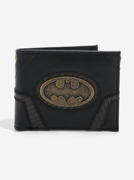 DC Comics Batman Metal Logo Bi-Fold Wallet - BoxLunch Exclusive | BoxLunch