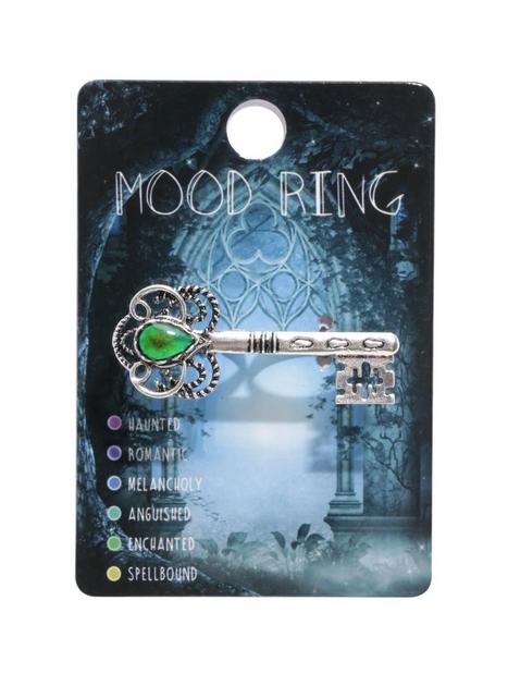 Mood Ring Skeleton Key Double Ring | Hot Topic