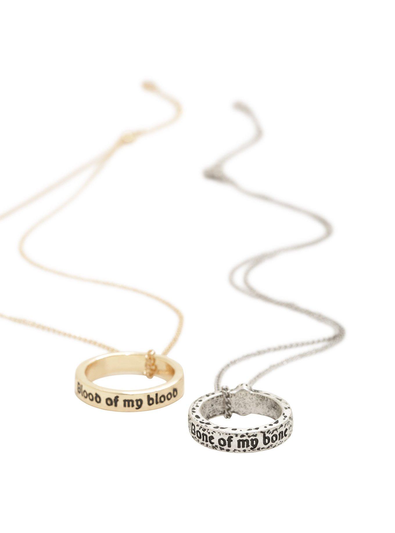 Outlander Blood Vow Ring Necklace Set | Hot Topic