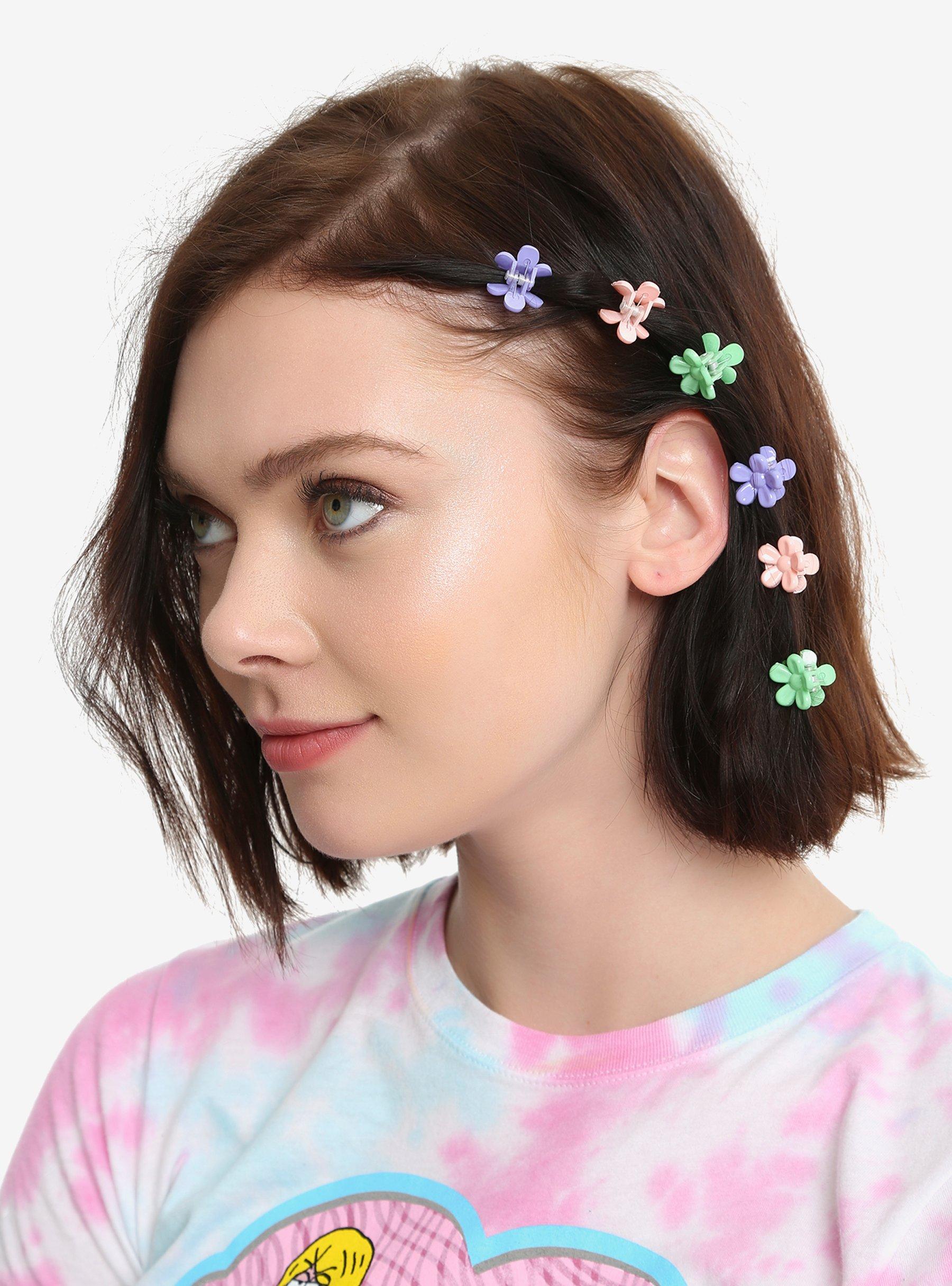 Mini Flower Clips | Hot Topic