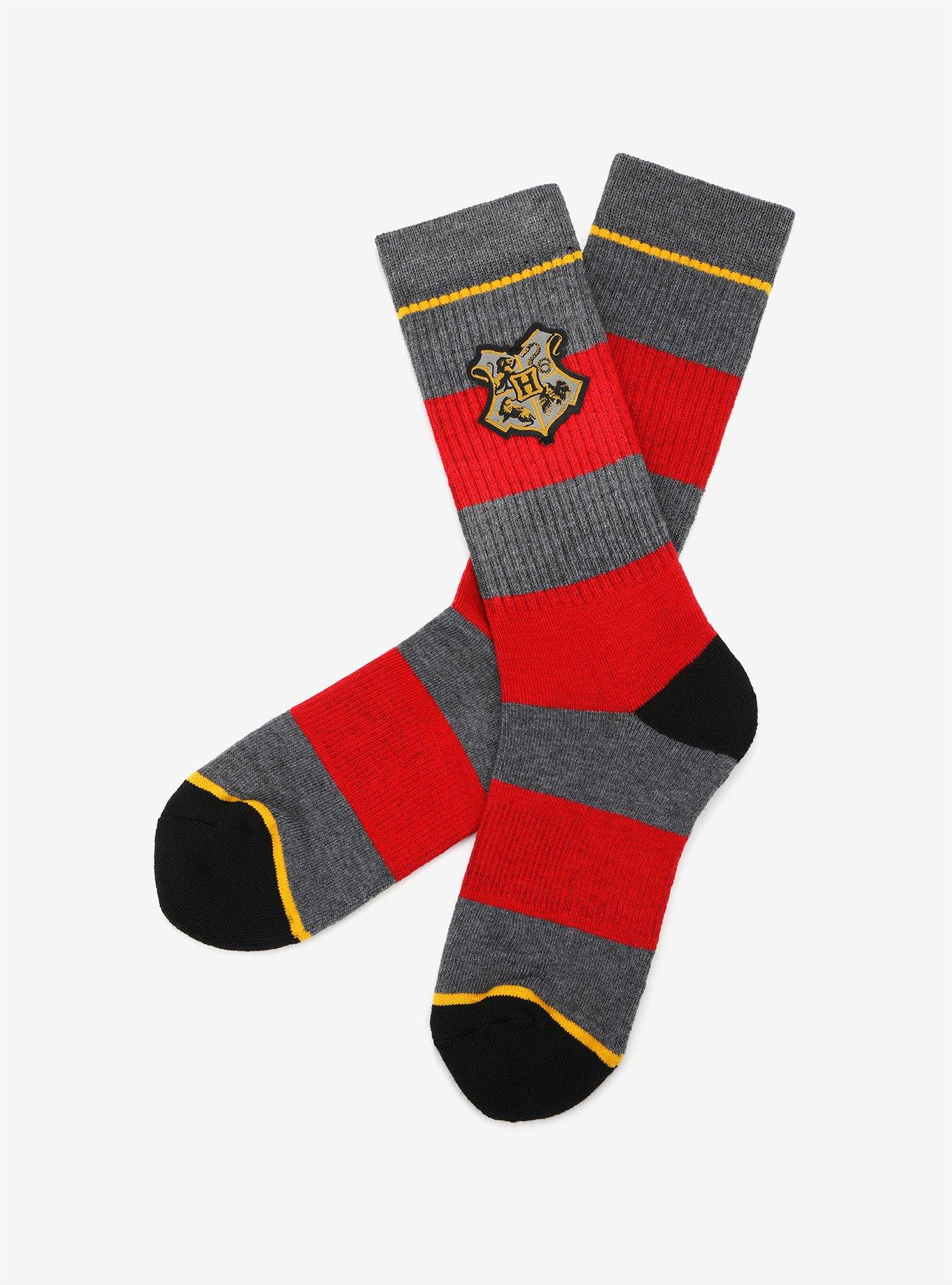 Harry Potter Hogwarts Striped Socks | BoxLunch