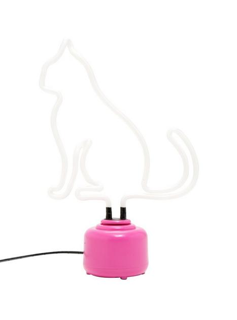 Neon Cat Lamp | Hot Topic